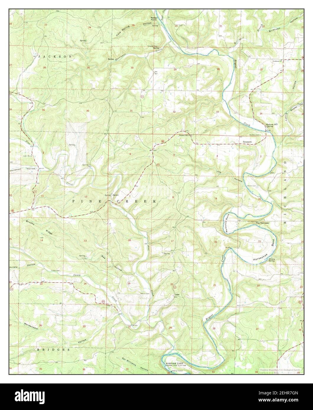 Sycamore, Missouri, map 1968, 1:24000, United States of America by ...