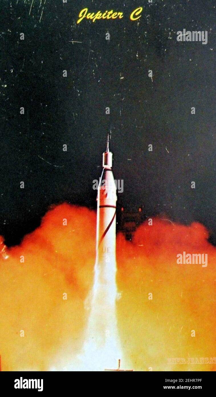 Patrick Air Force Base - Jupiter-C Rocket Stock Photo - Alamy