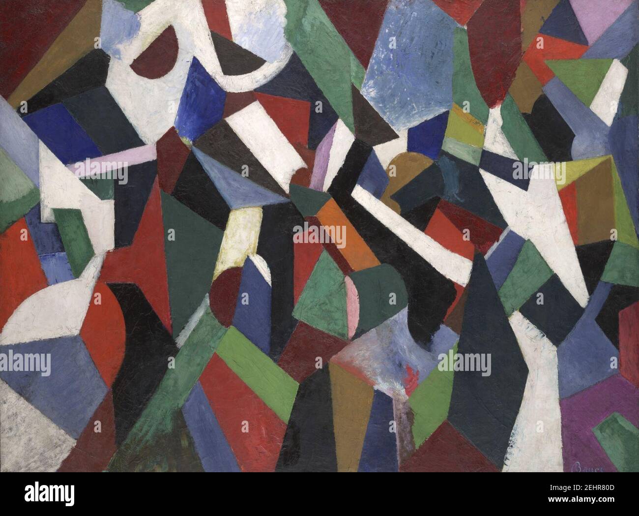 Patrick Henry Bruce - Composition II Stock Photo - Alamy