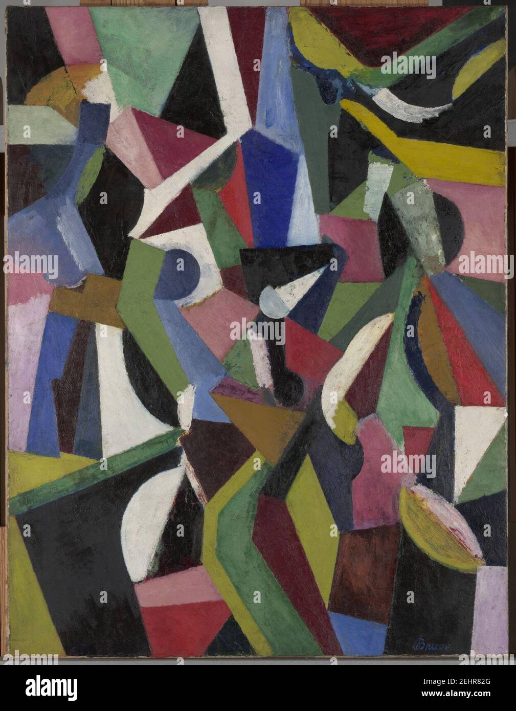 Patrick Henry Bruce - Composition I Stock Photo - Alamy