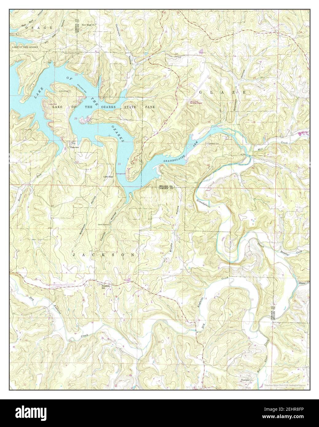 Toronto, Missouri, map 1959, 1:24000, United States of America by ...