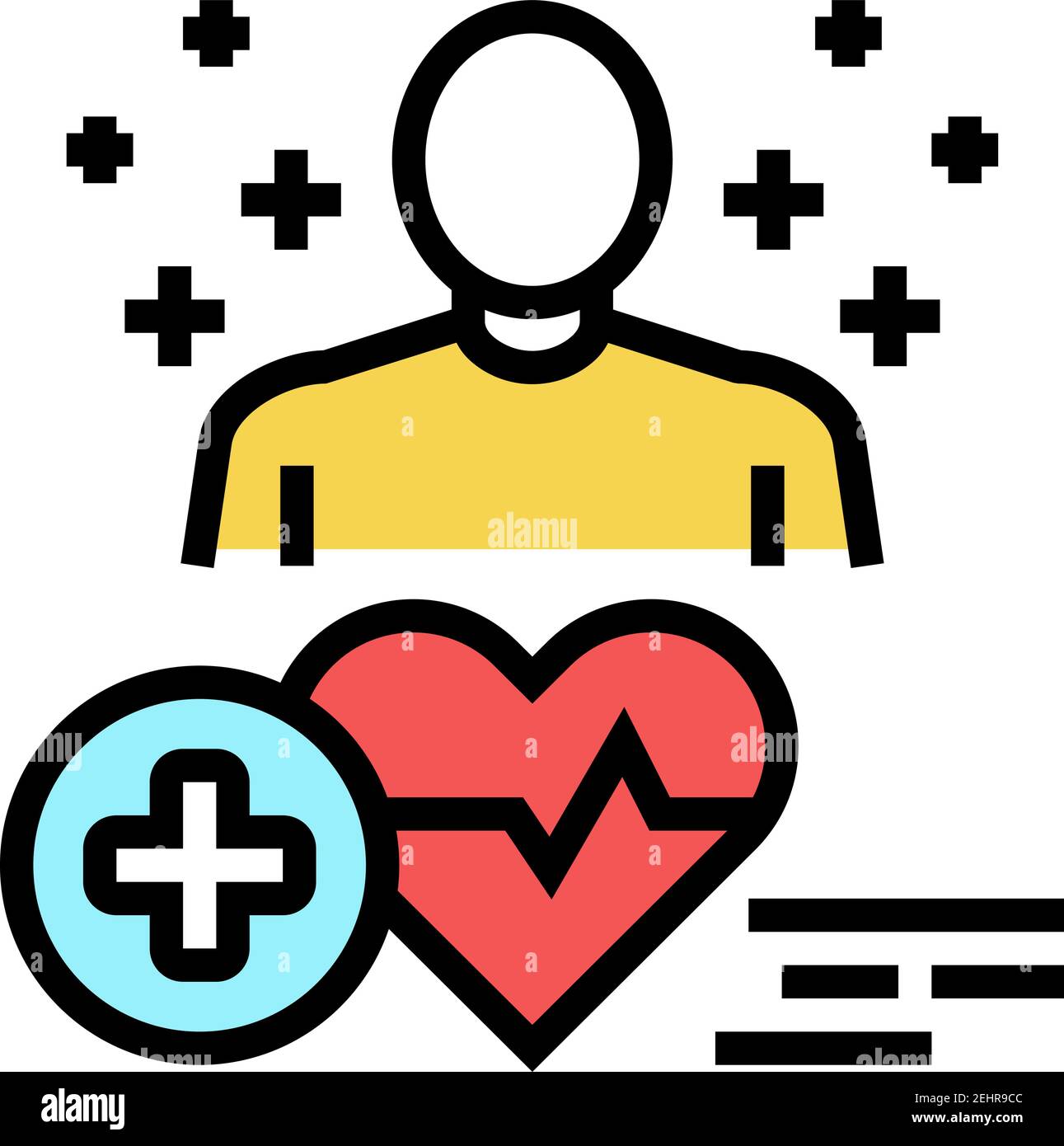 medical expert color icon vector illustration Stock Vector Image & Art ...