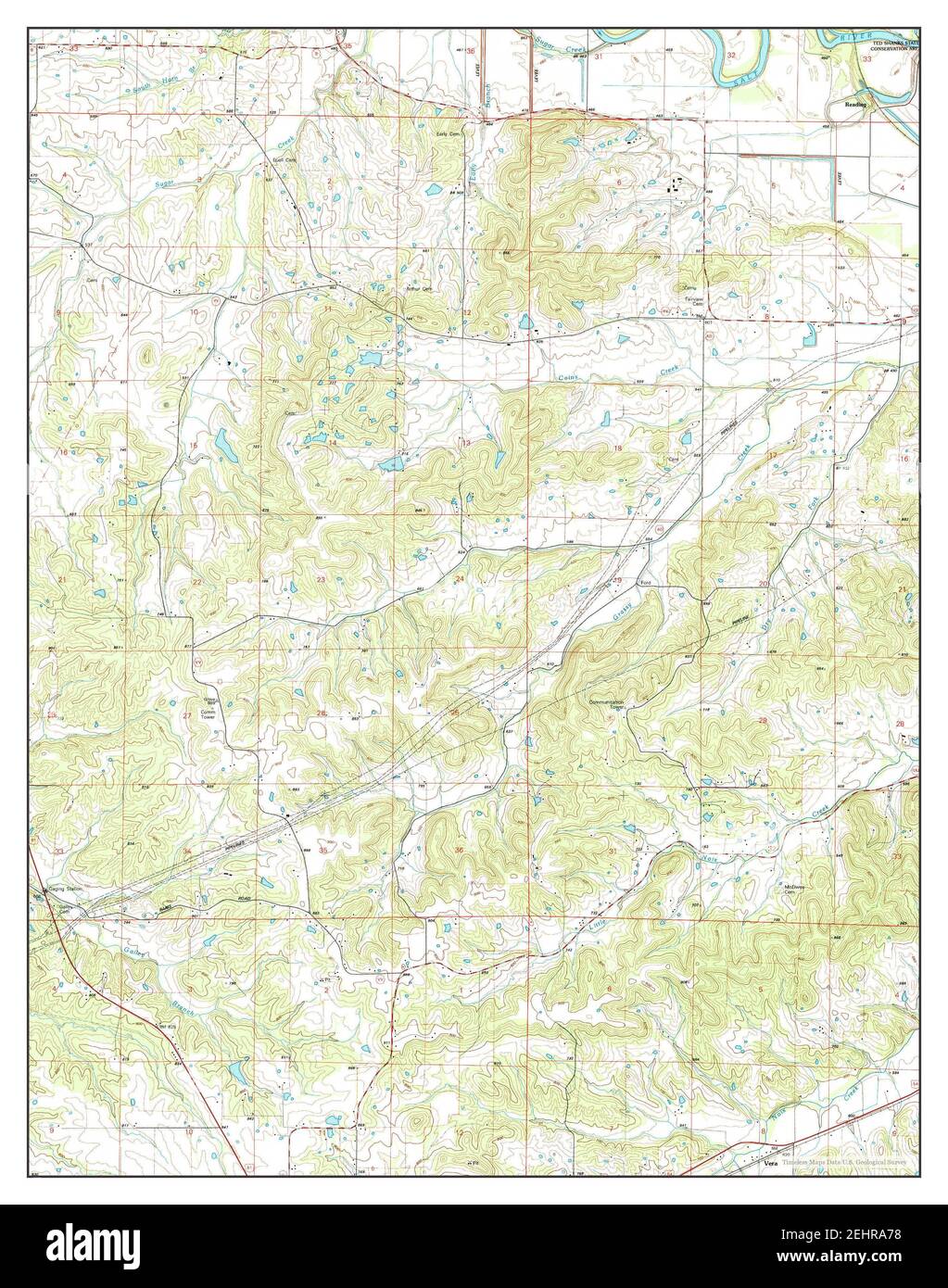 Vera, Missouri, map 1991, 1:24000, United States of America by Timeless ...