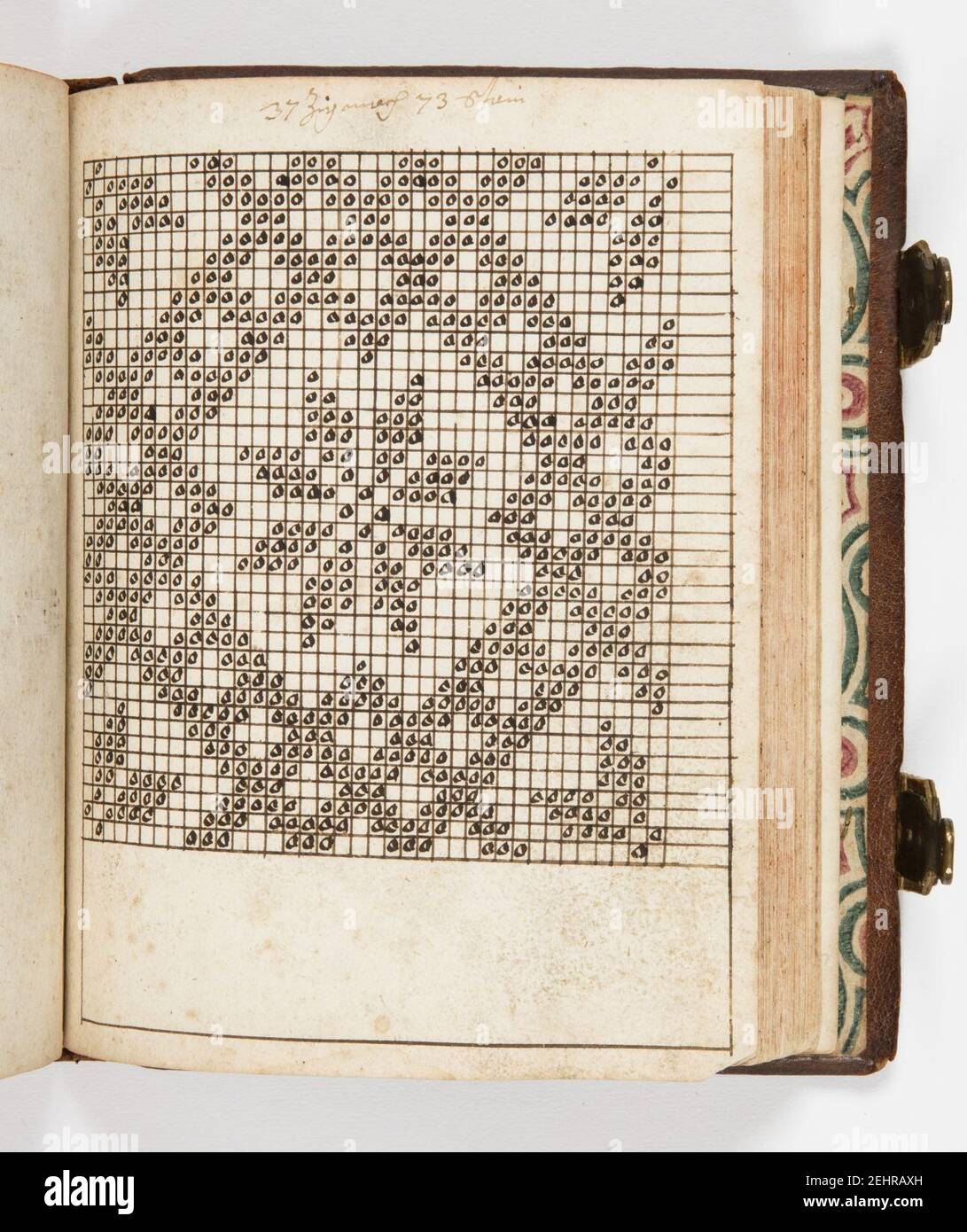 Pattern Book (Germany), 1760 Stock Photo - Alamy