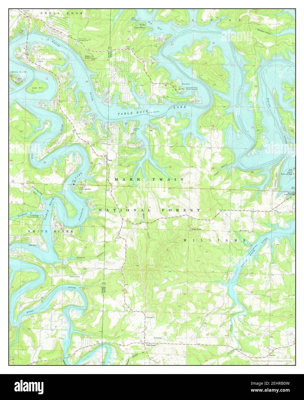 Viola, Missouri, map 1974, 1:24000, United States of America by ...