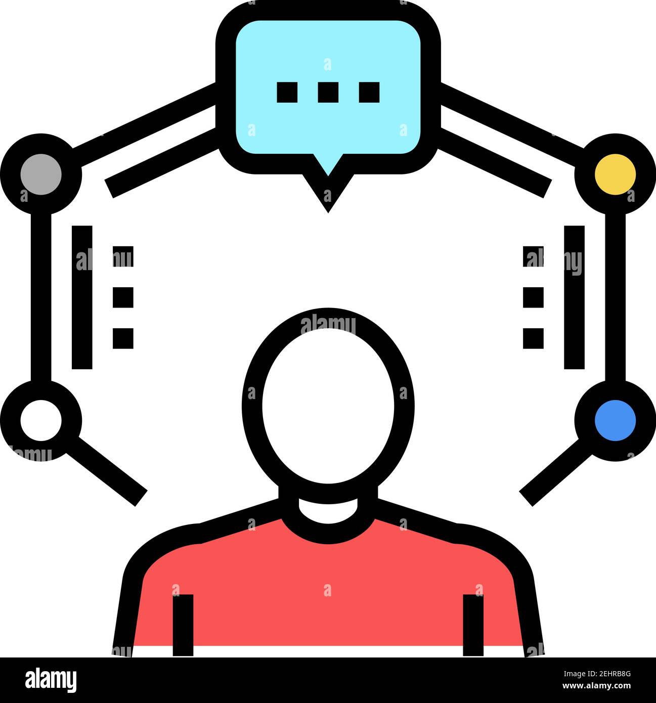 consulting expert color icon vector illustration Stock Vector Image ...