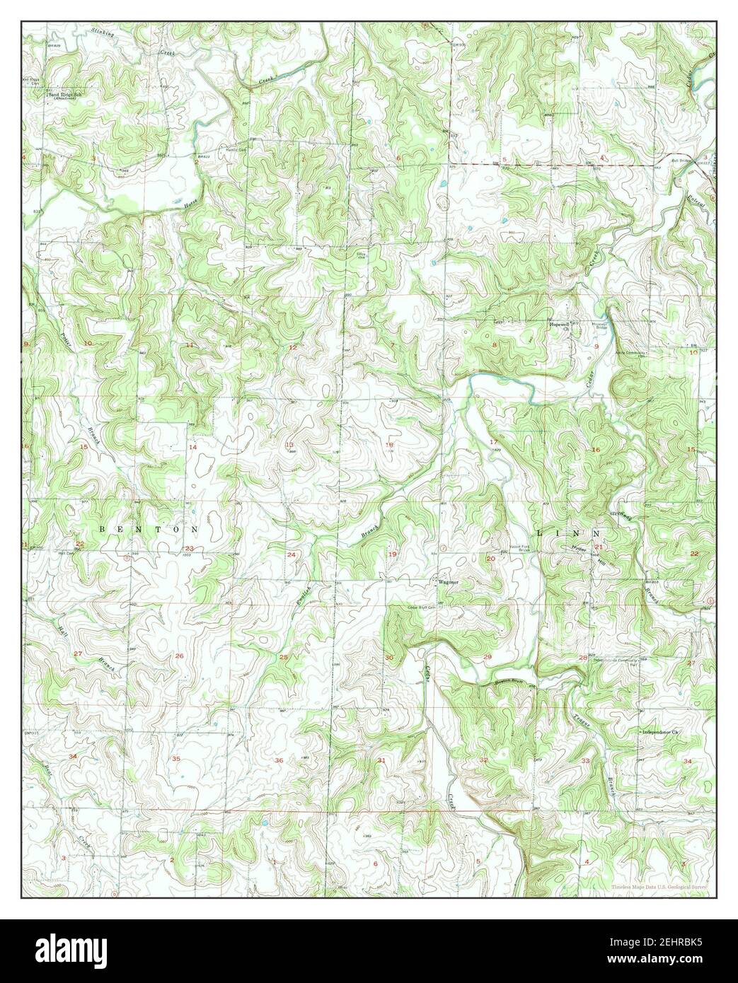 Wagoner, Missouri, map 1956, 1:24000, United States of America by ...
