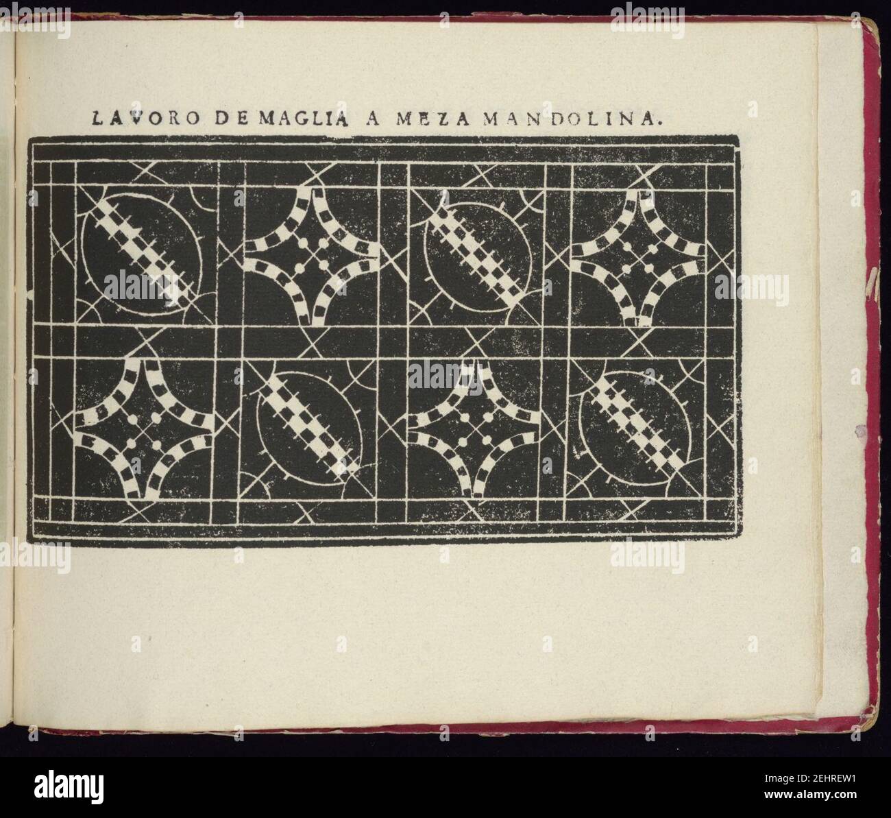 Pattern Book Facsimile, Studio delle virtuose dame, 1884 Stock Photo ...