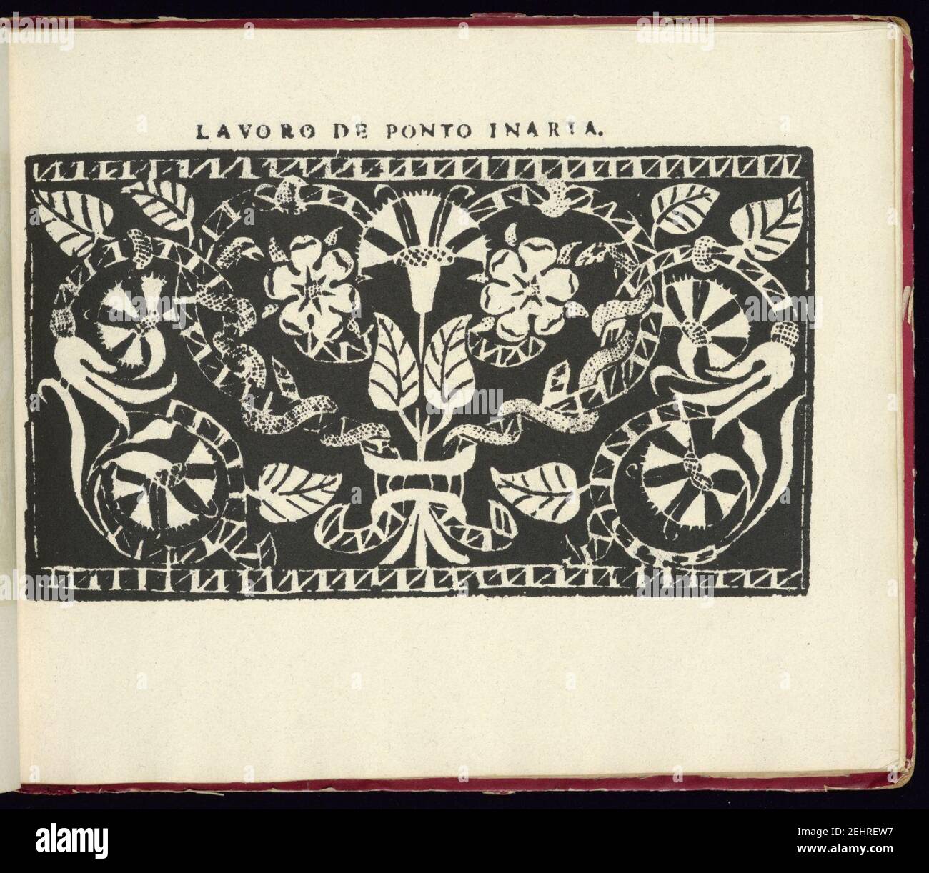 Pattern Book Facsimile, Studio delle virtuose dame, 1884 Stock Photo ...