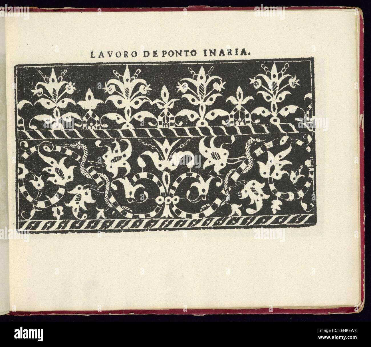 Pattern Book Facsimile, Studio delle virtuose dame, 1884 Stock Photo ...