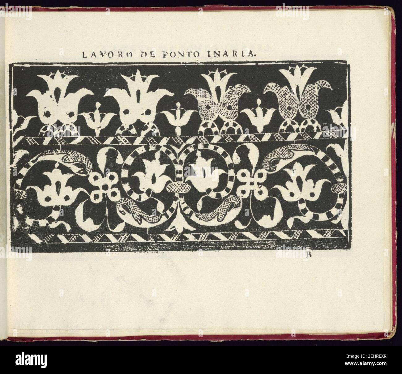 Pattern Book Facsimile, Studio delle virtuose dame, 1884 Stock Photo ...