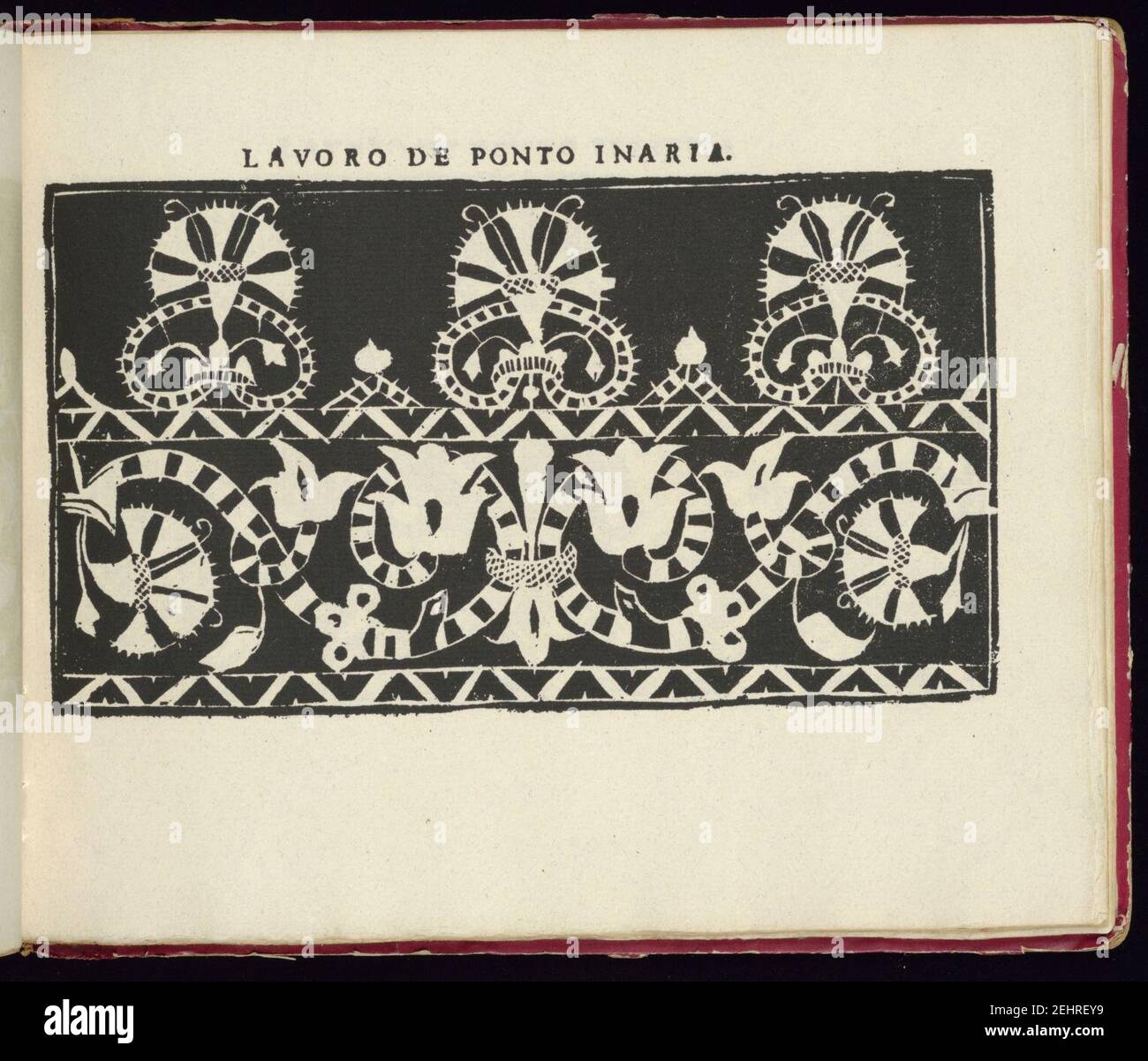 Pattern Book Facsimile, Studio delle virtuose dame, 1884 Stock Photo ...