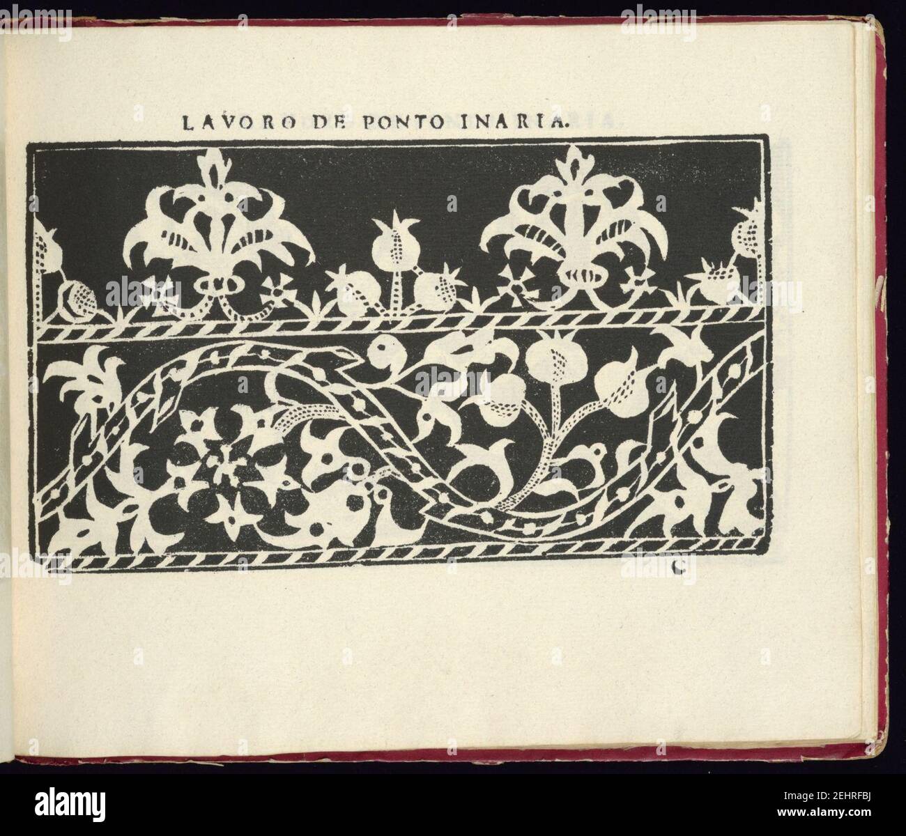 Pattern Book Facsimile, Studio delle virtuose dame, 1884 Stock Photo ...