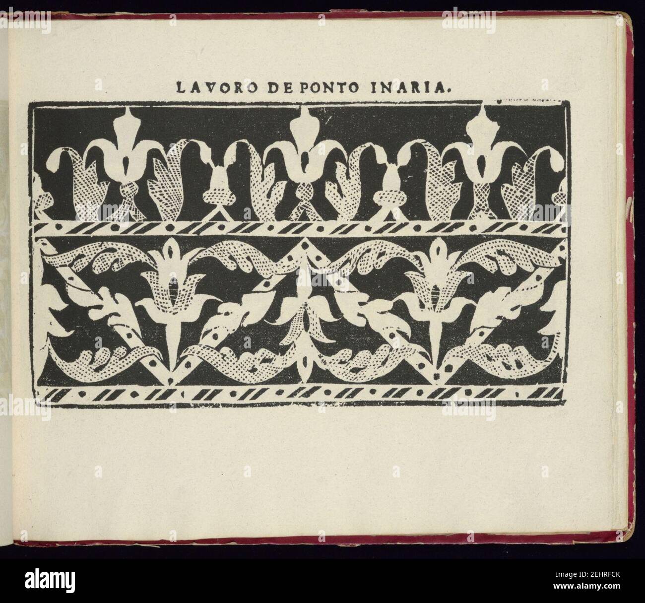 Pattern Book Facsimile, Studio delle virtuose dame, 1884 Stock Photo ...