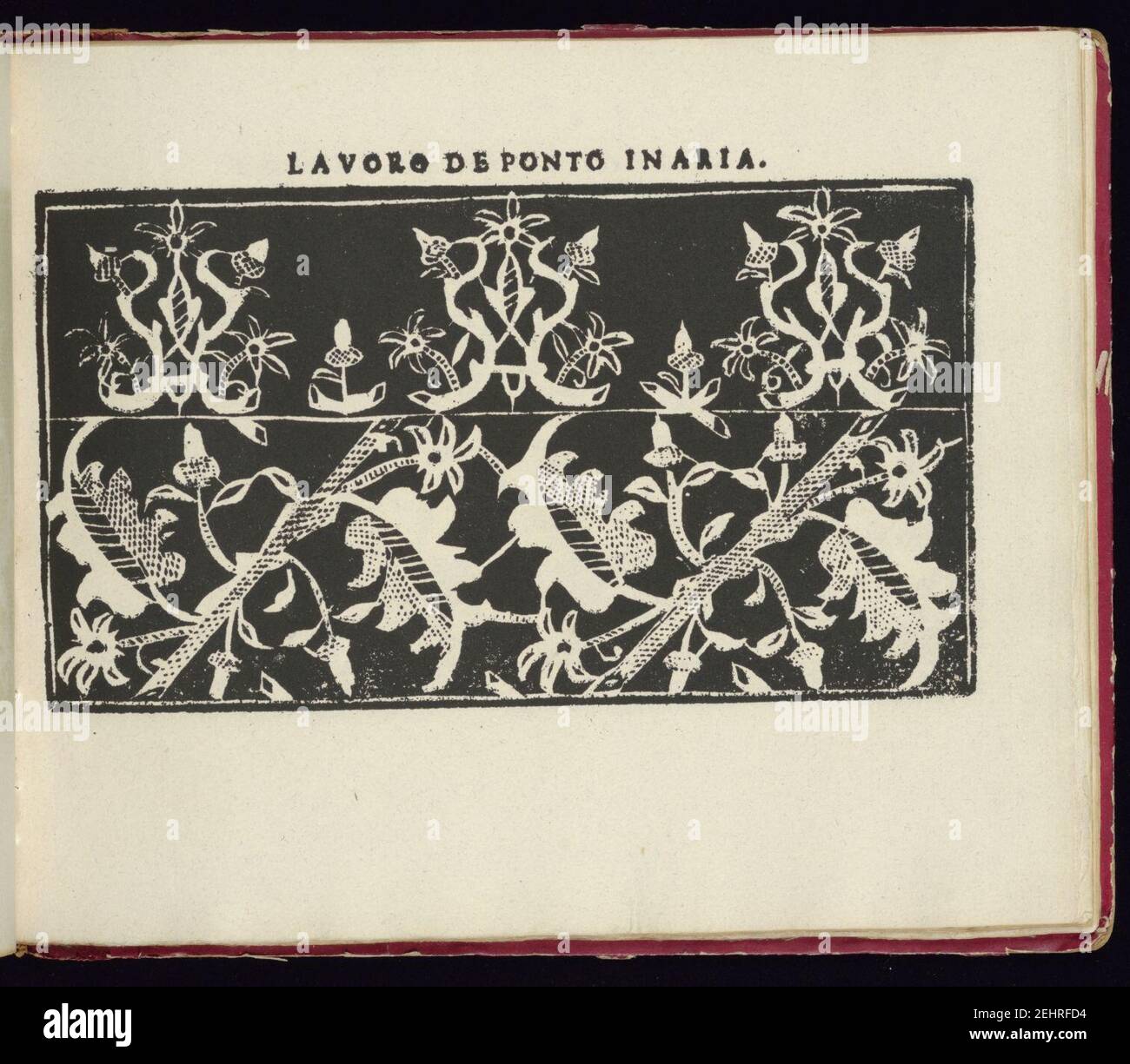 Pattern Book Facsimile, Studio delle virtuose dame, 1884 Stock Photo ...
