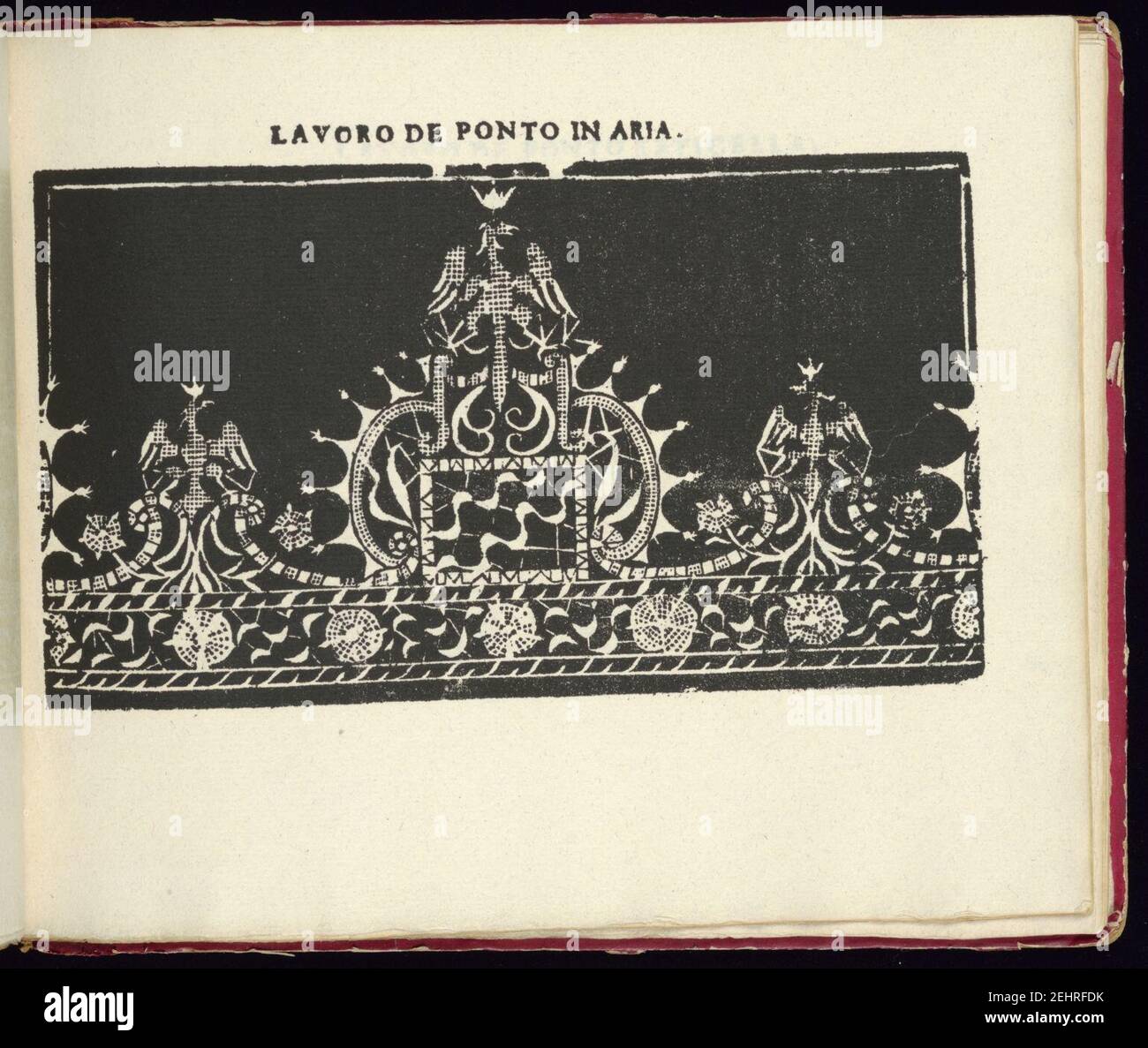 Pattern Book Facsimile, Studio delle virtuose dame, 1884 Stock Photo ...