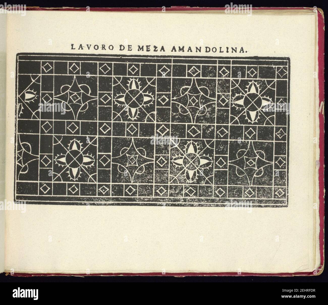 Pattern Book Facsimile, Studio delle virtuose dame, 1884 Stock Photo ...