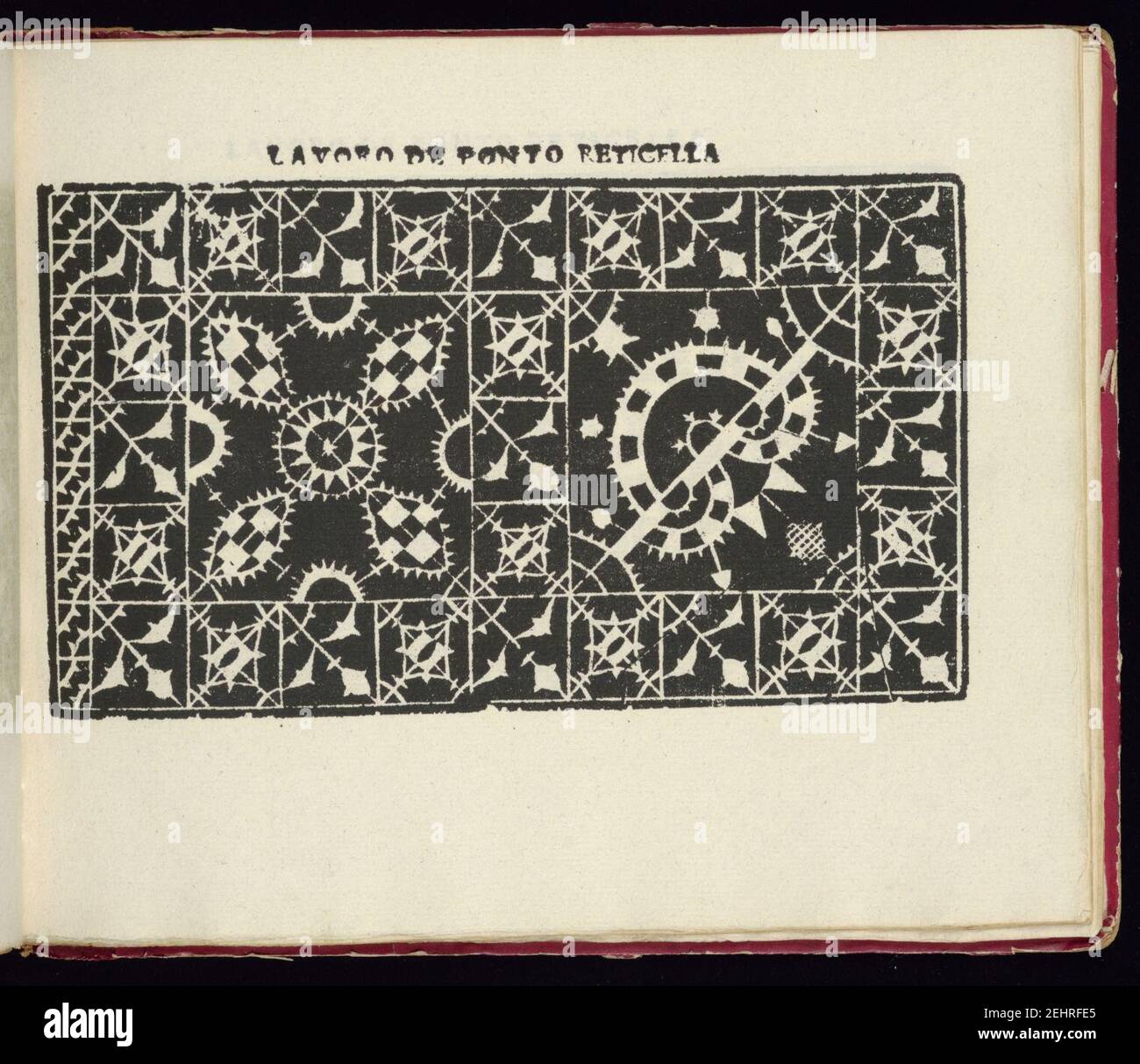 Pattern Book Facsimile, Studio delle virtuose dame, 1884 Stock Photo ...