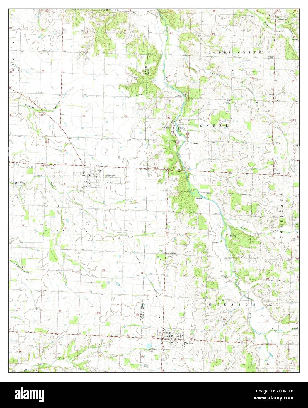Map of wheaton hi-res stock photography and images - Alamy