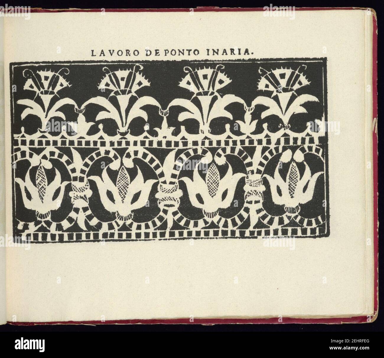 Pattern Book Facsimile, Studio delle virtuose dame, 1884 Stock Photo ...