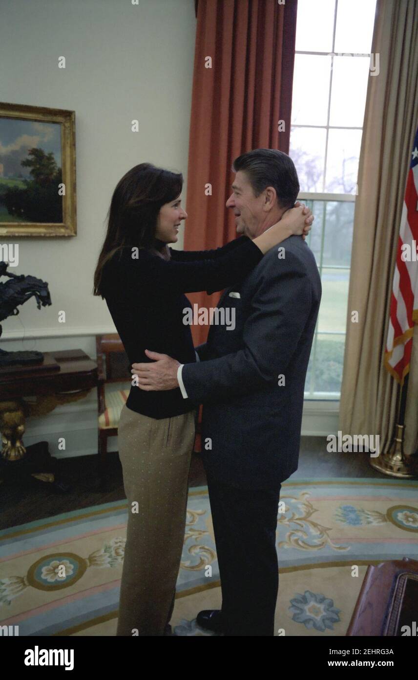 Patti davis ronald reagan hi-res stock photography and images - Alamy