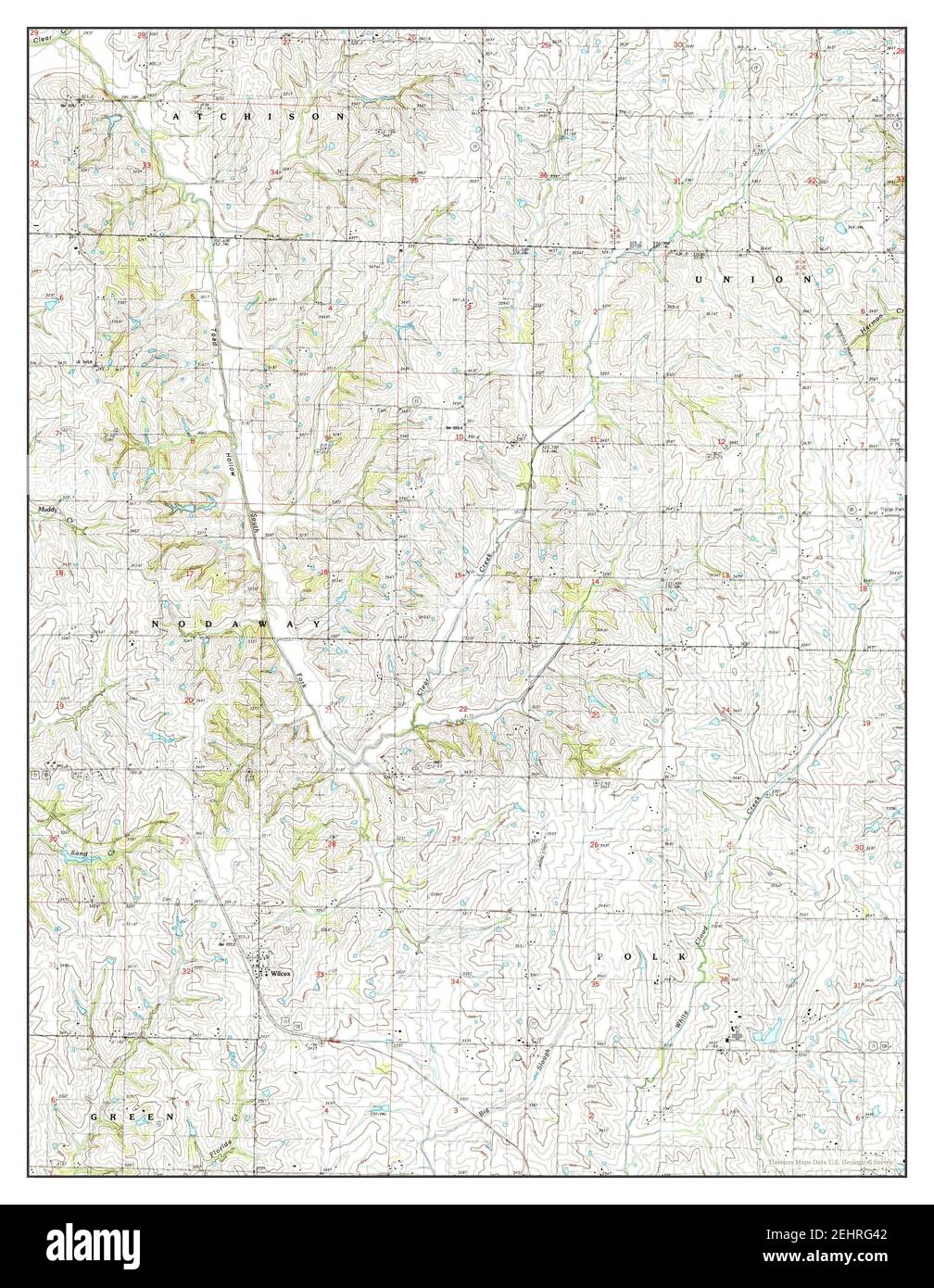Map of wilcox hi-res stock photography and images - Alamy
