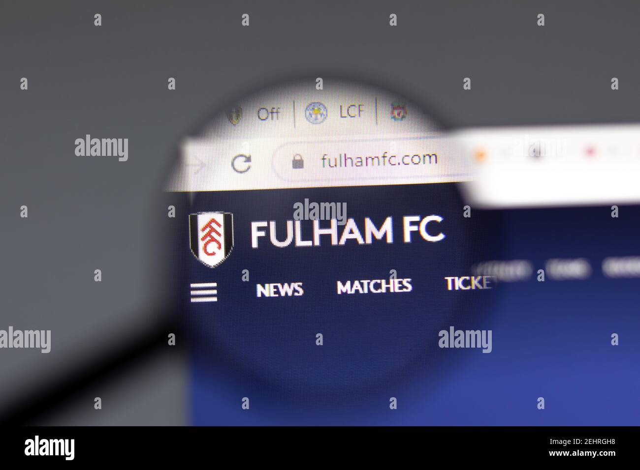 Fulham logo hi-res stock photography and images - Alamy