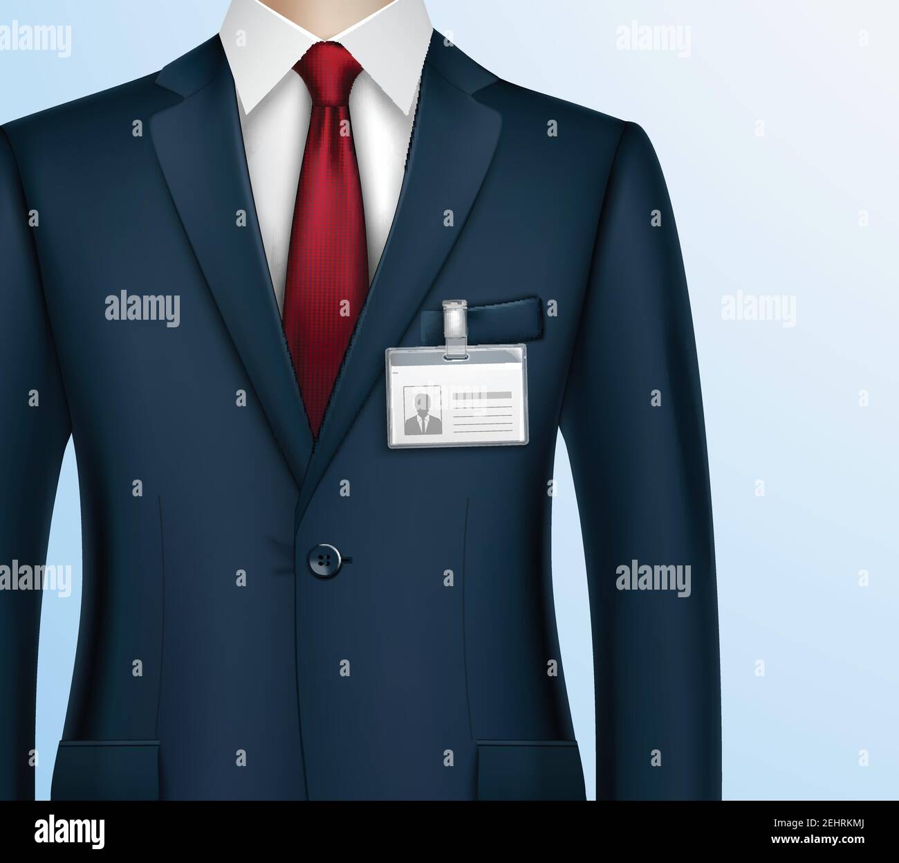 Business wear with name badge hi-res stock photography and images - Alamy