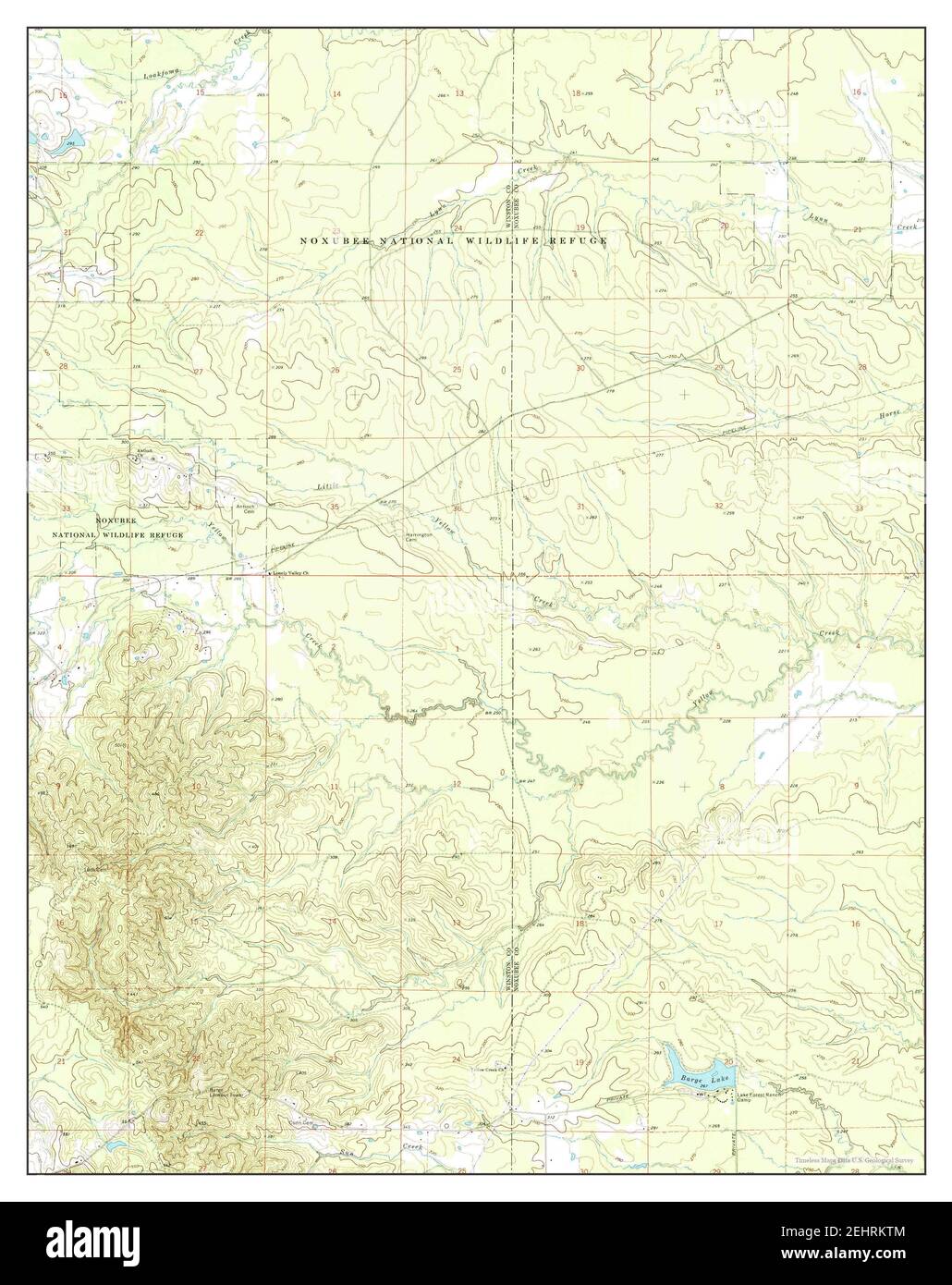 Barge Lake, Mississippi, map 1973, 1:24000, United States of America by ...