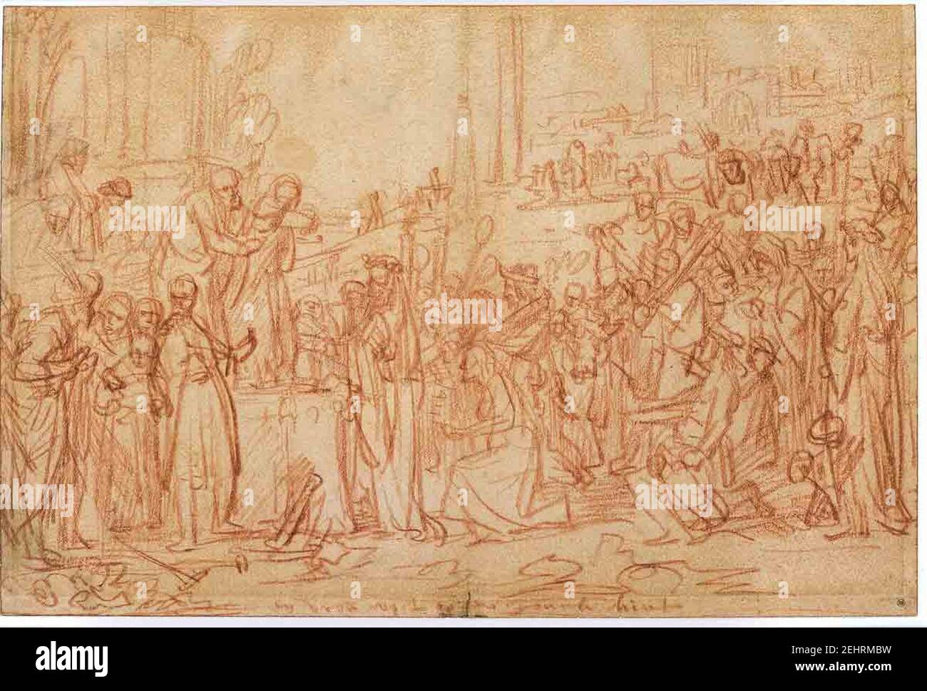 Paul and Barnabas at Lystra Stock Photo - Alamy