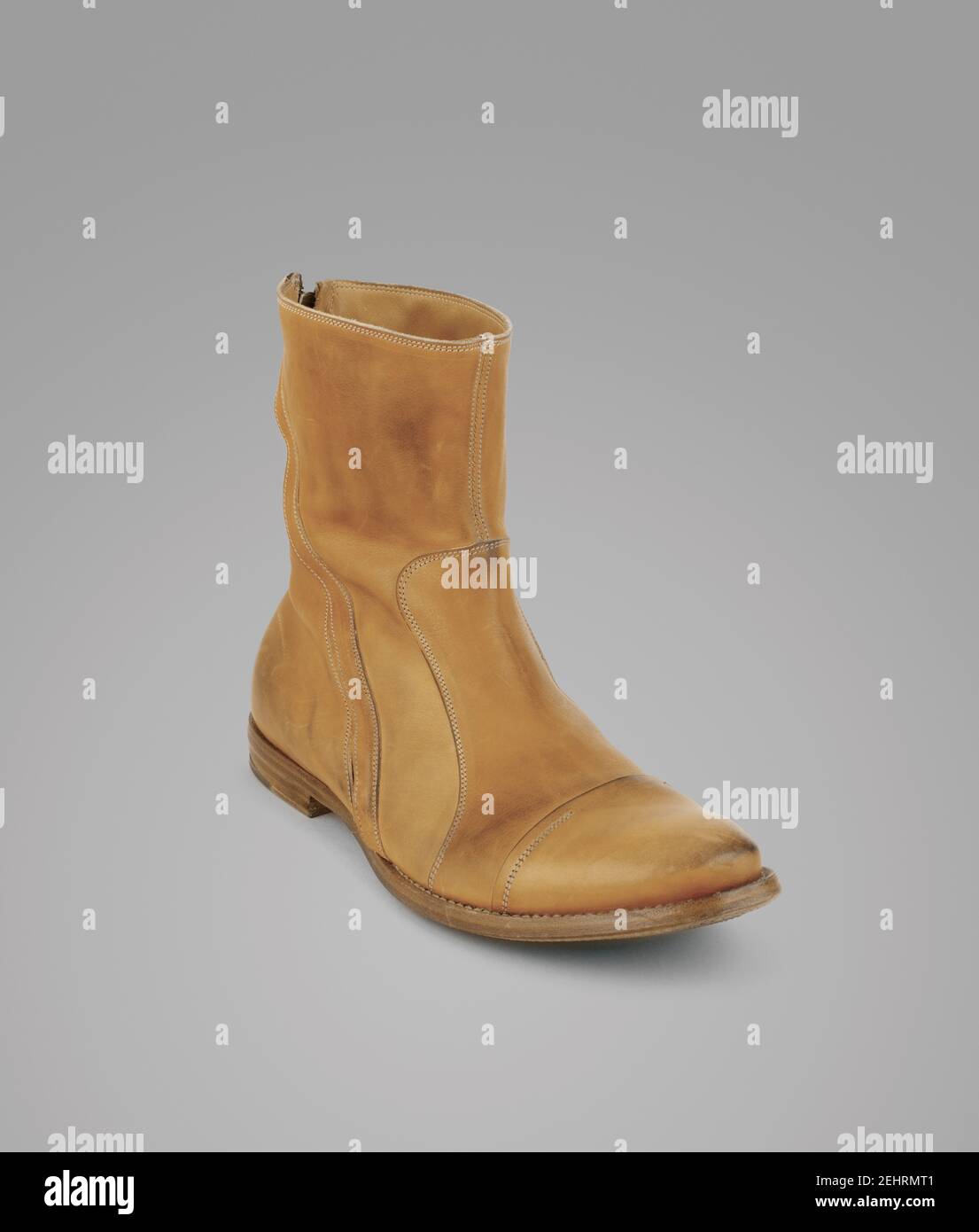 Western boot shoes for men. Still life, studio shoot Stock Photo - Alamy