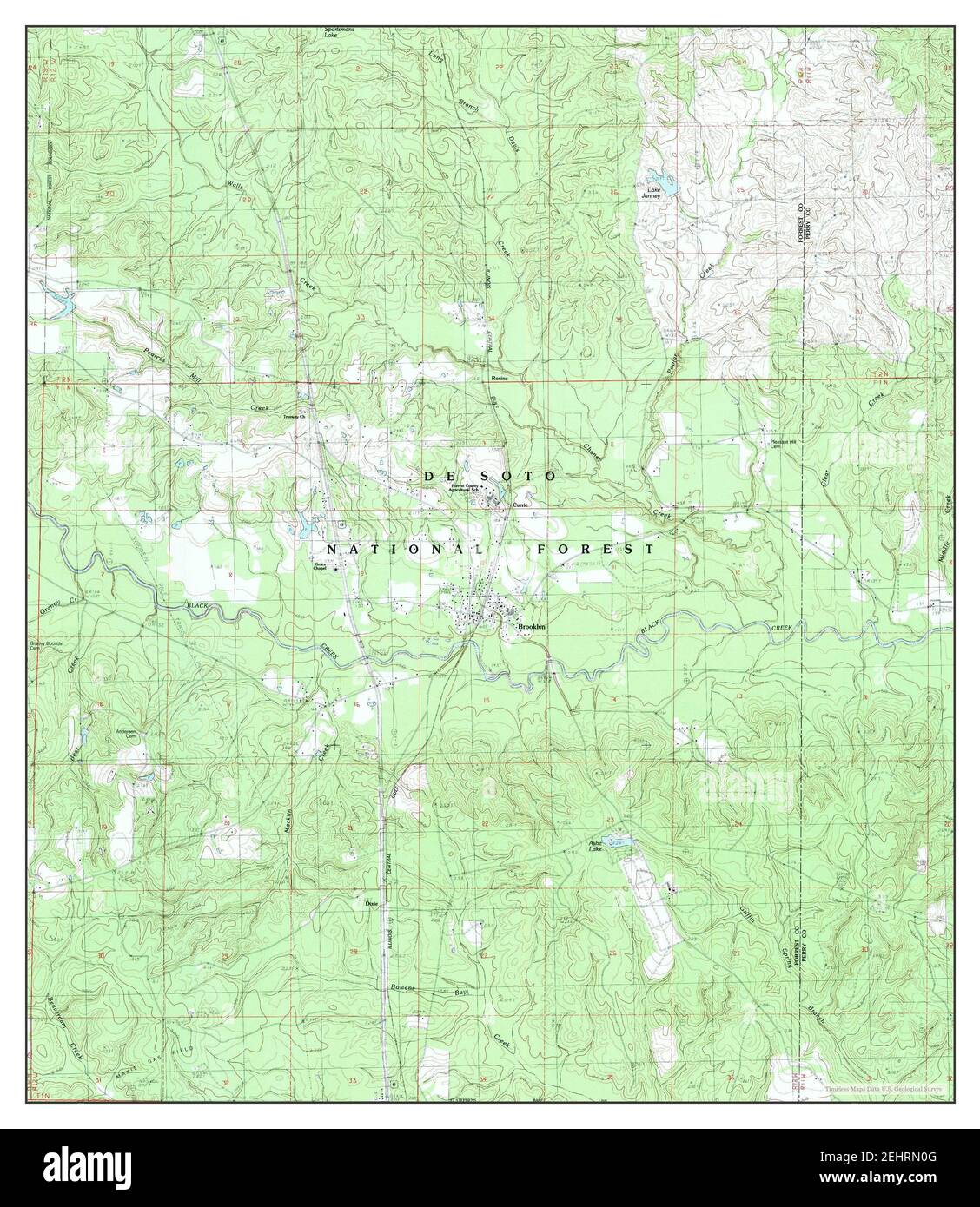 Old map of brooklyn Cut Out Stock Images & Pictures - Alamy