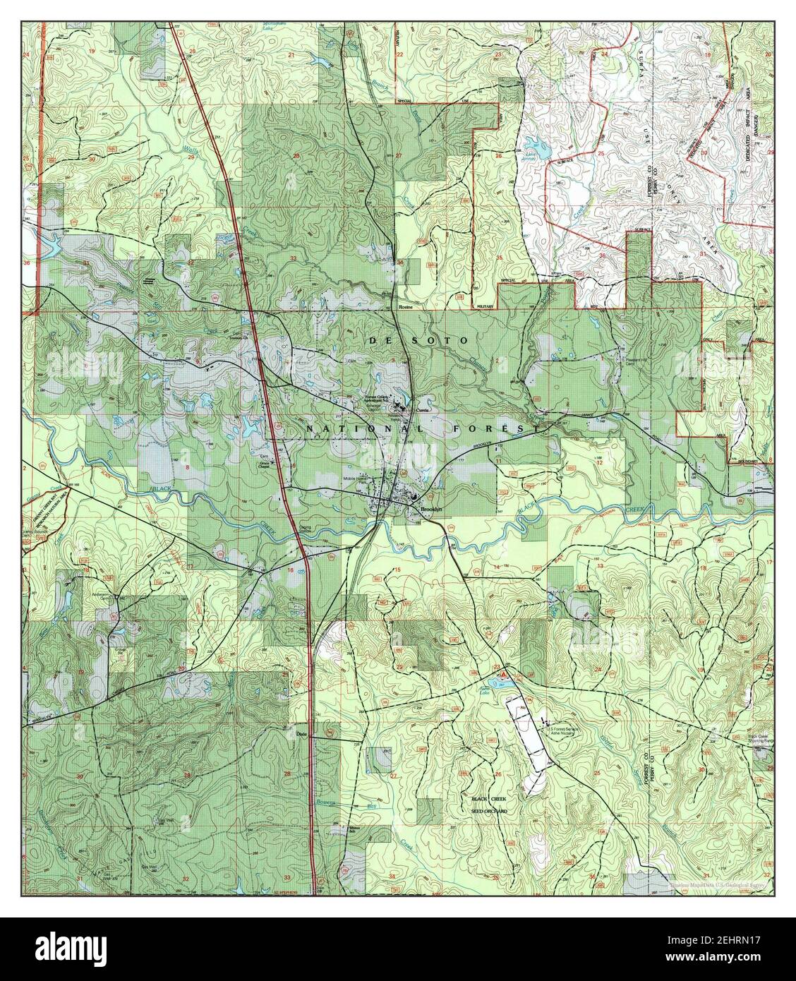 Old Map Of Brooklyn Cut Out Stock Images & Pictures - Alamy