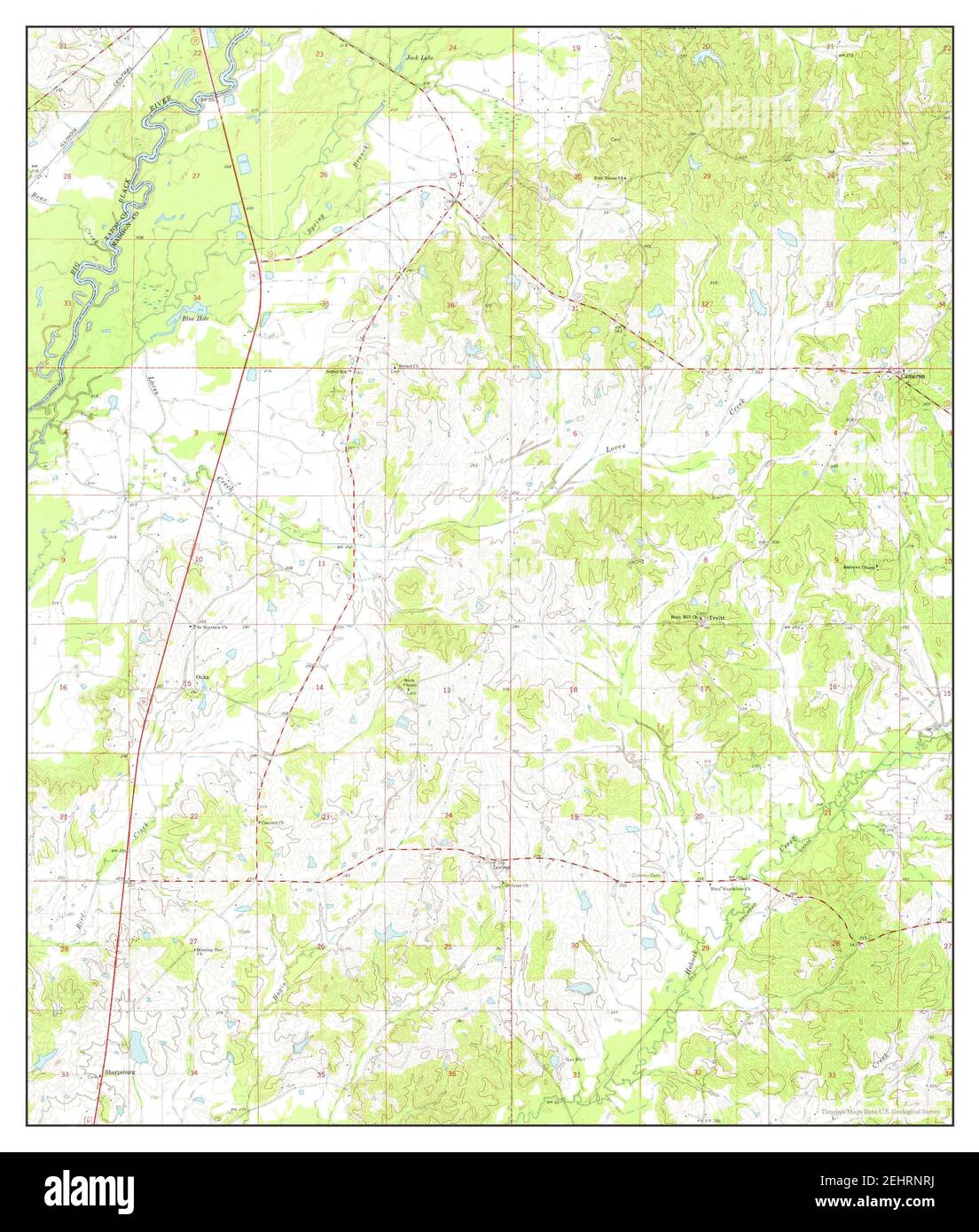 Camden, Mississippi, map 1964, 1:24000, United States of America by ...