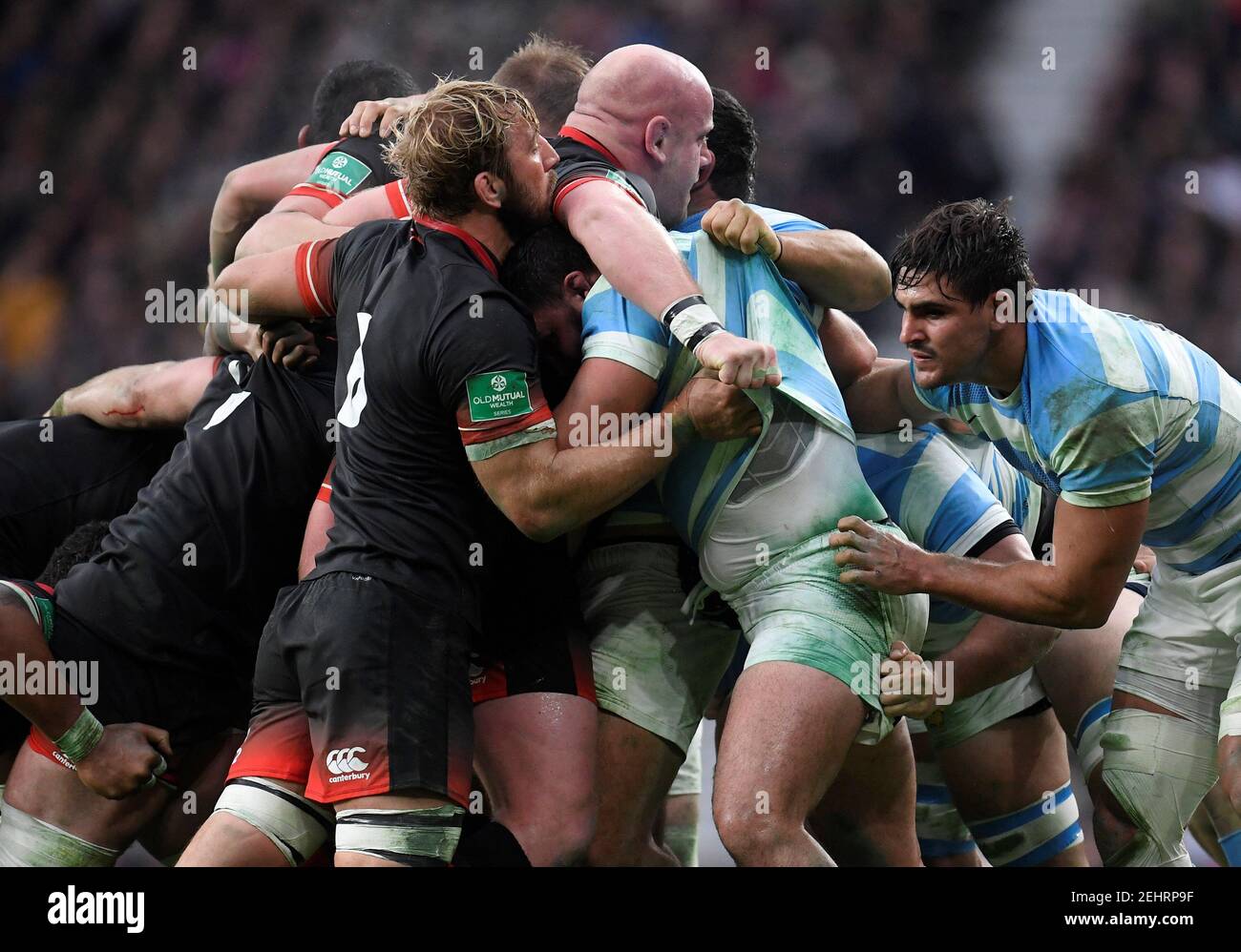 Englands dan cole in the scrum hi-res stock photography and images - Alamy