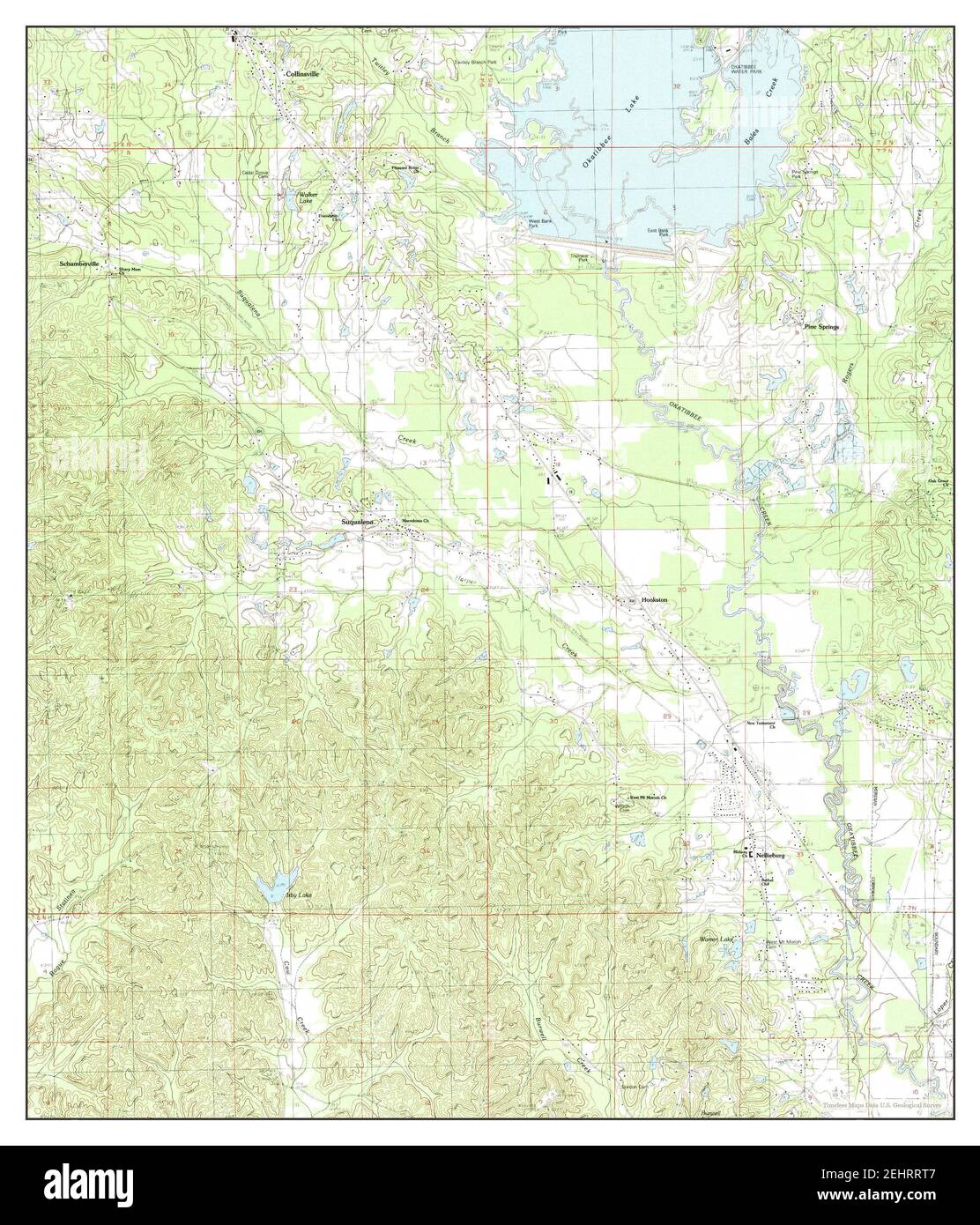 Collinsville, Mississippi, map 1983, 1:24000, United States of America ...