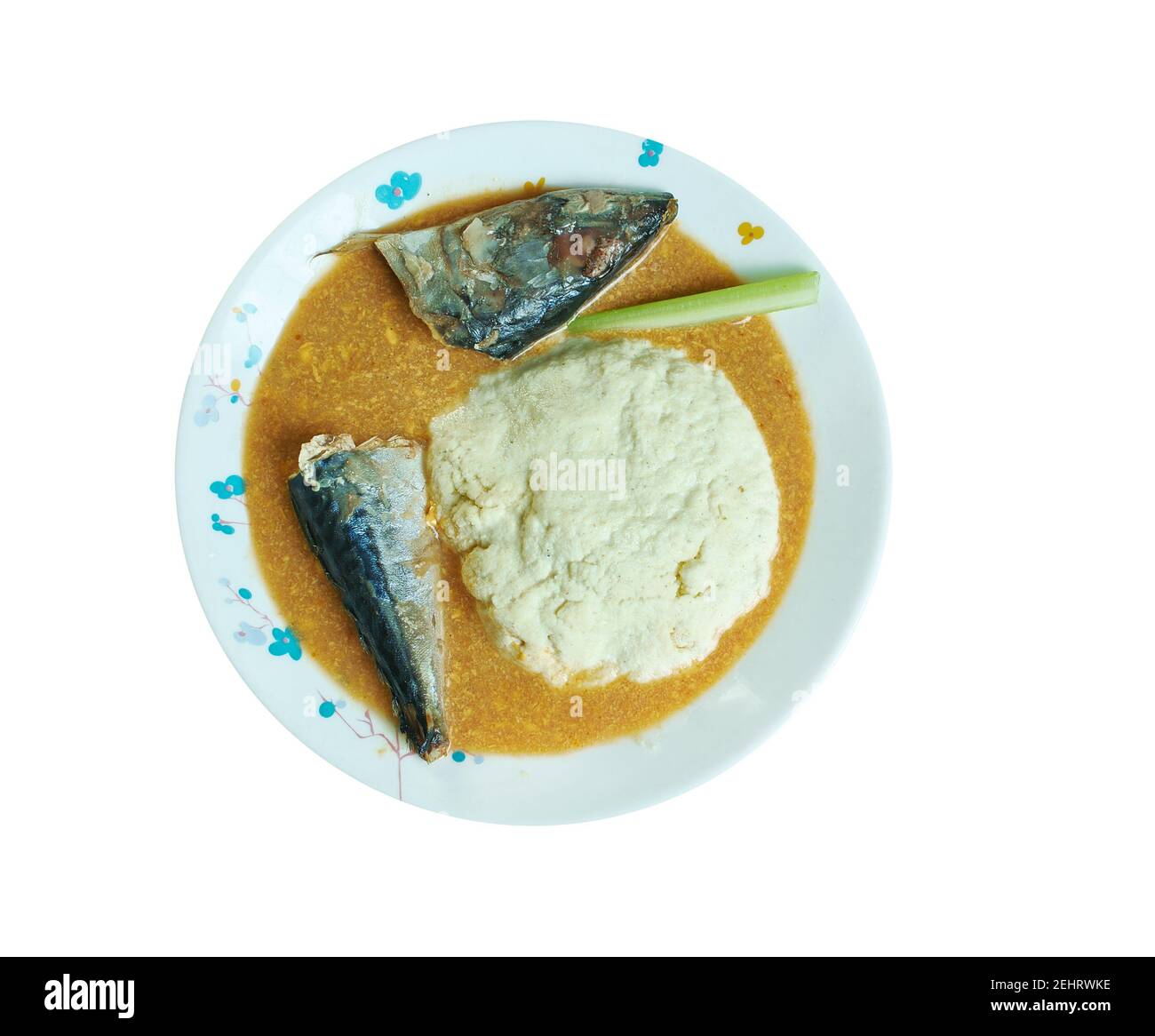 Kokonte staple food, eaten in some parts of Africa including Togo ...