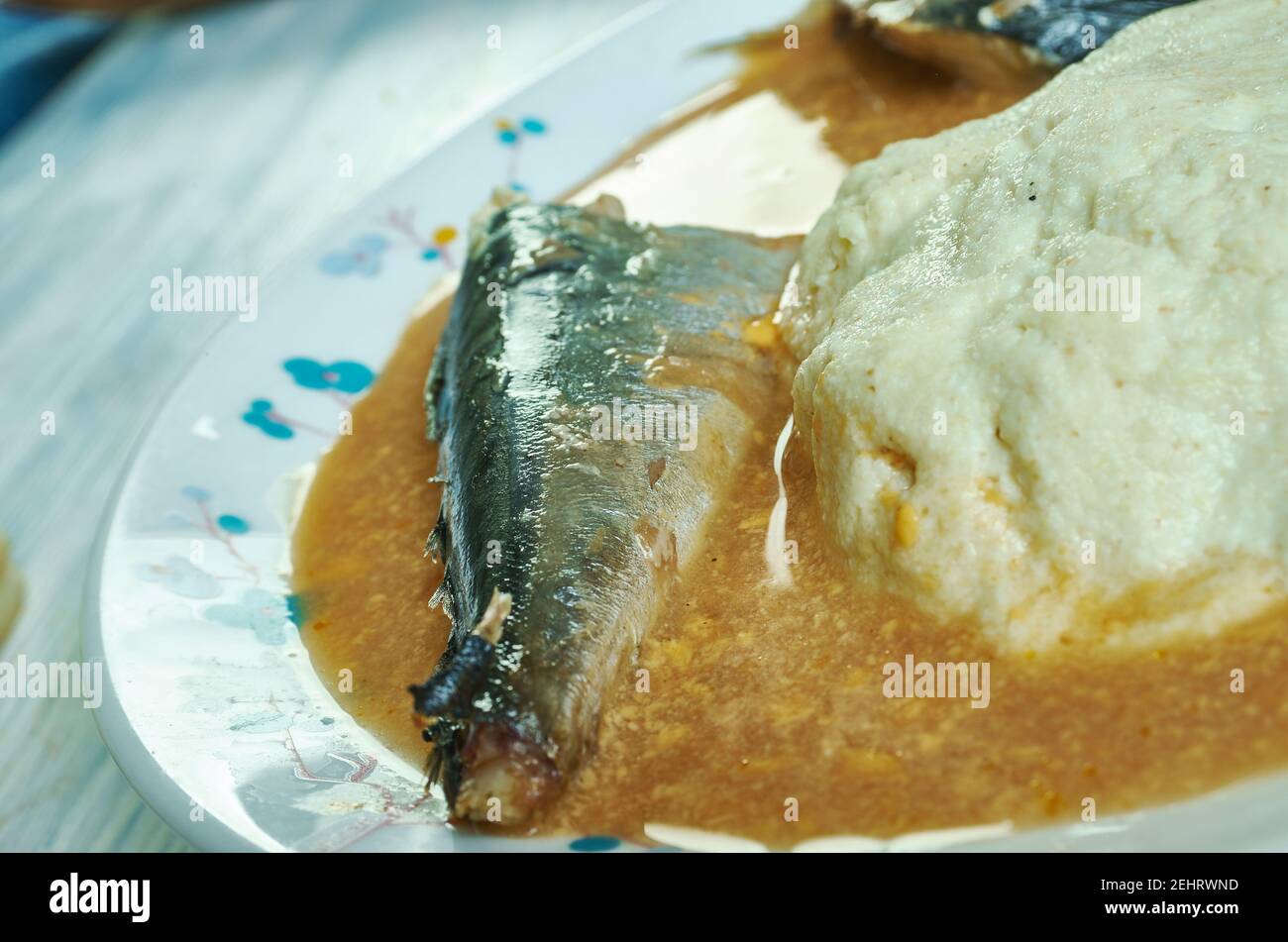 Kokonte staple food, eaten in some parts of Africa including Togo ...