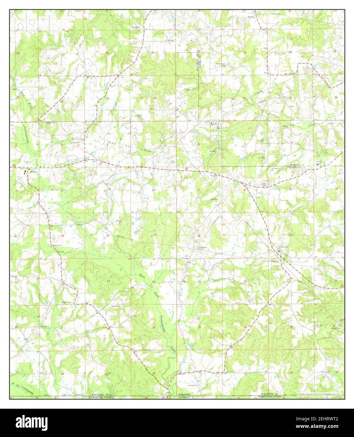 Map of dexter hi-res stock photography and images - Alamy