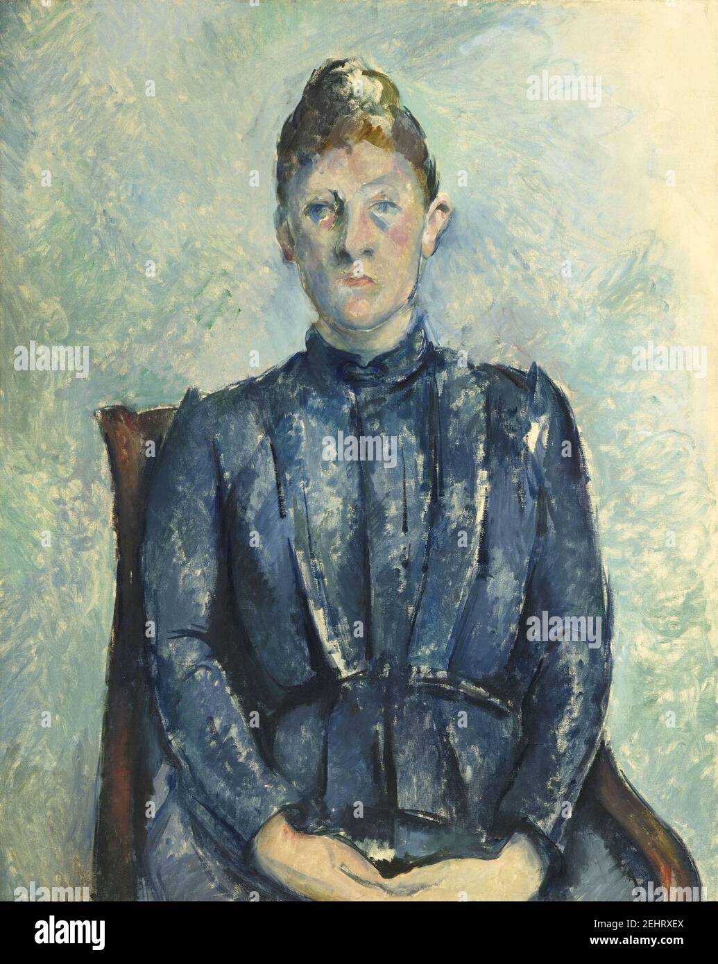 Paul Cézanne - Portrait of Madame Cézanne Stock Photo - Alamy