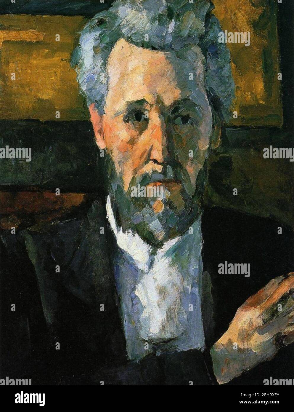 Paul Cézanne - Portrait of Victor Chocquet (c. 1877 Stock Photo - Alamy