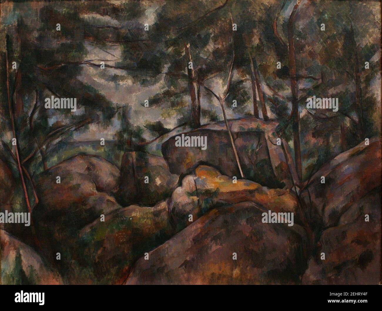 Paul cezanne forest hi-res stock photography and images - Alamy