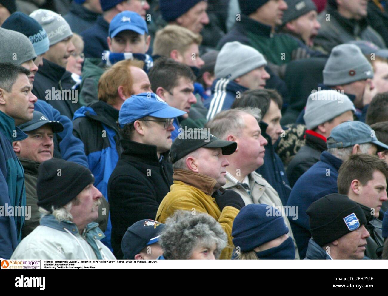 Brighton hove albion fans division hi-res stock photography and images ...