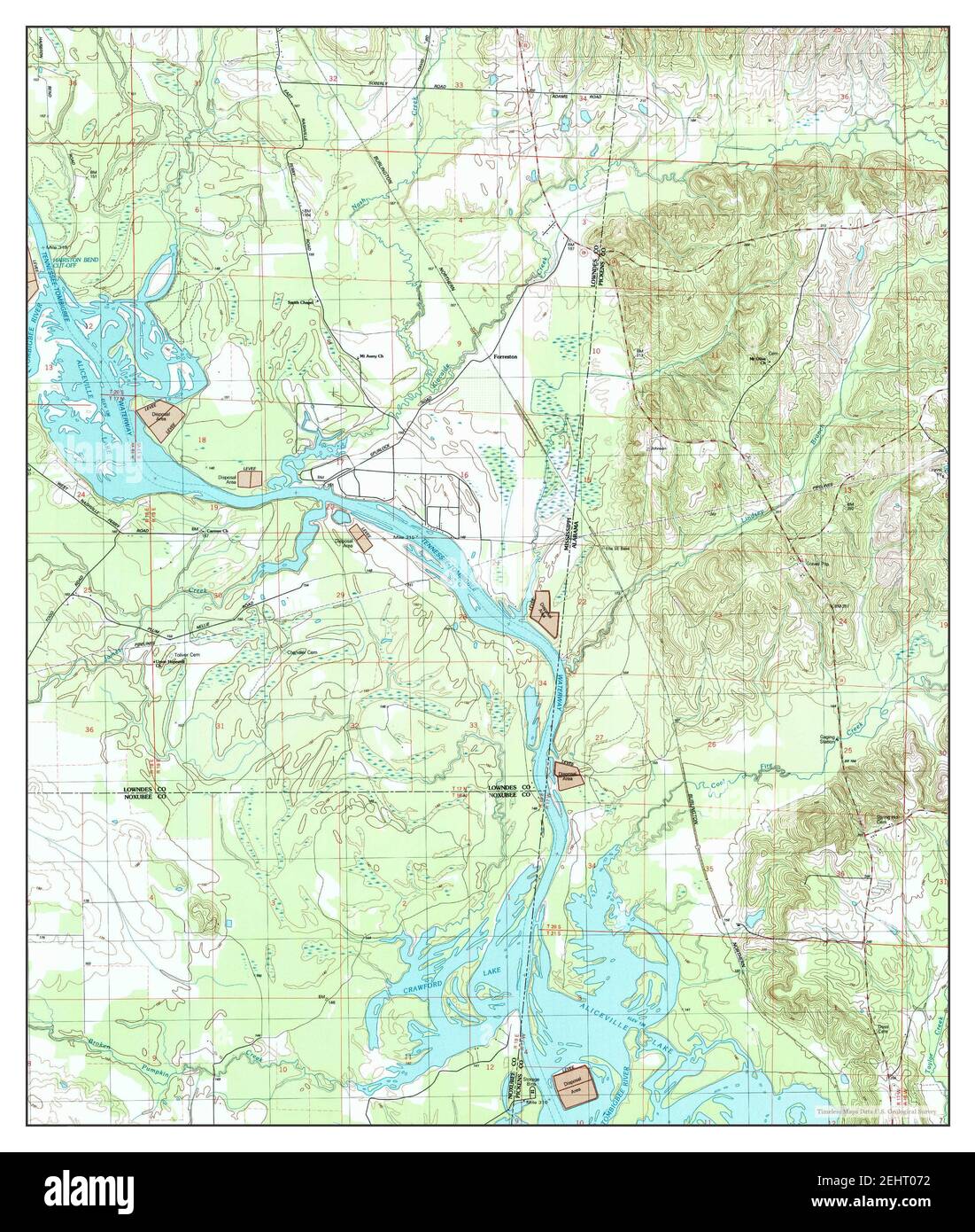 Map of forreston hi-res stock photography and images - Alamy