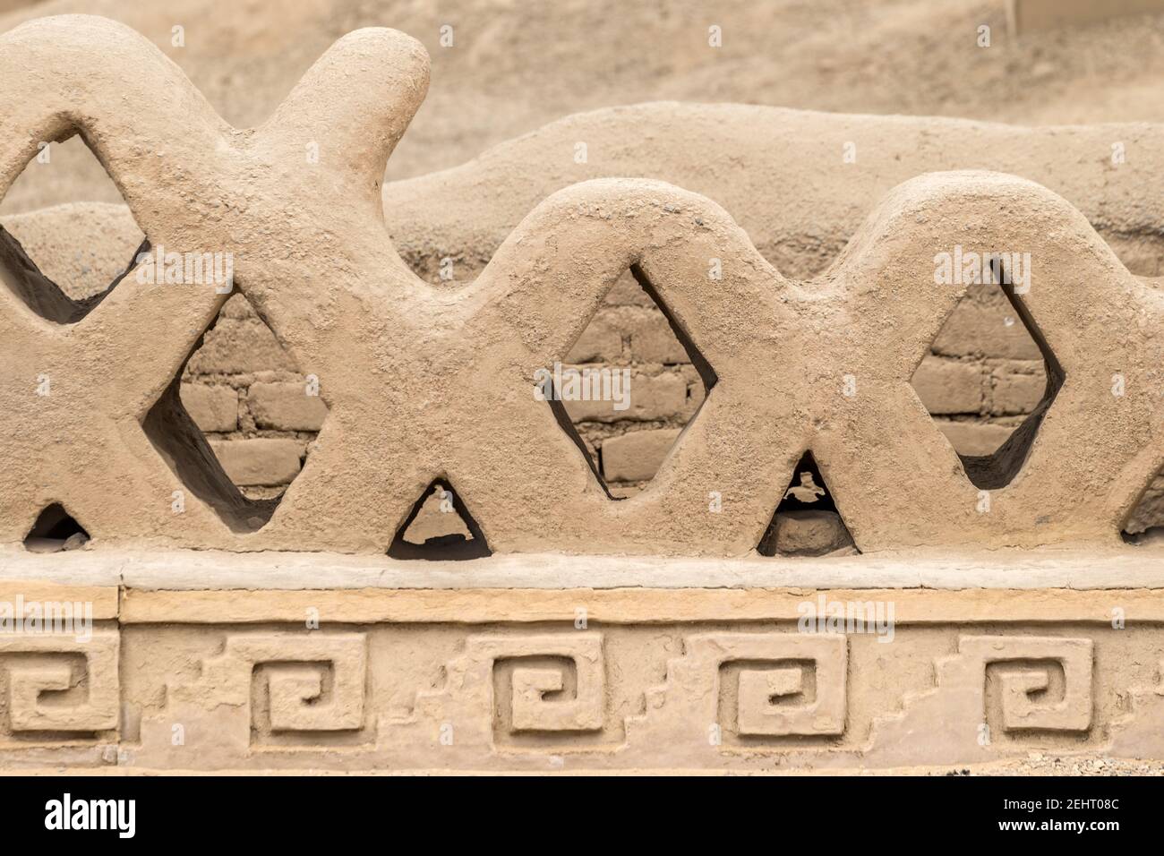 Administrative area, Bas-reliefs, fishnet designs, 14th Century Palace ...