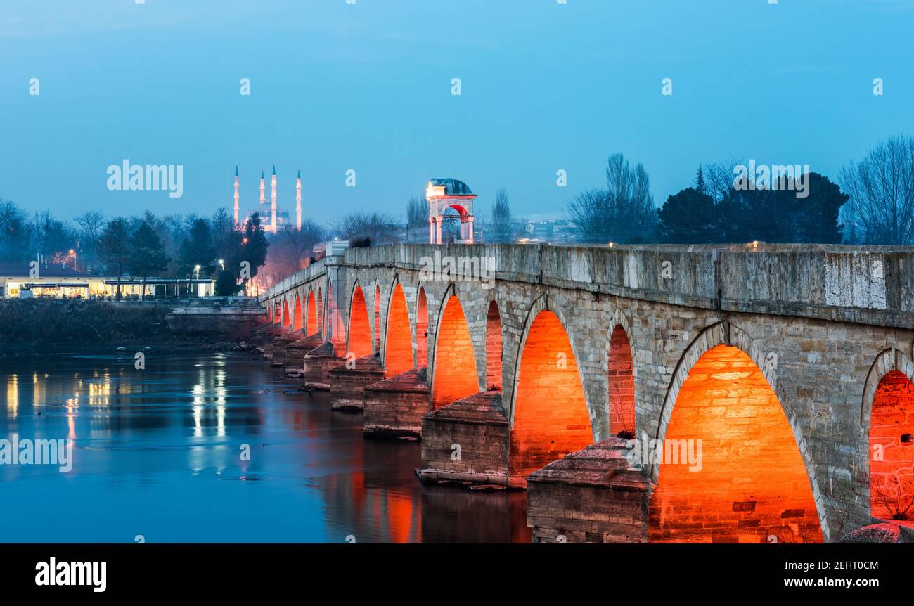 Meric river bridge hi-res stock photography and images - Alamy