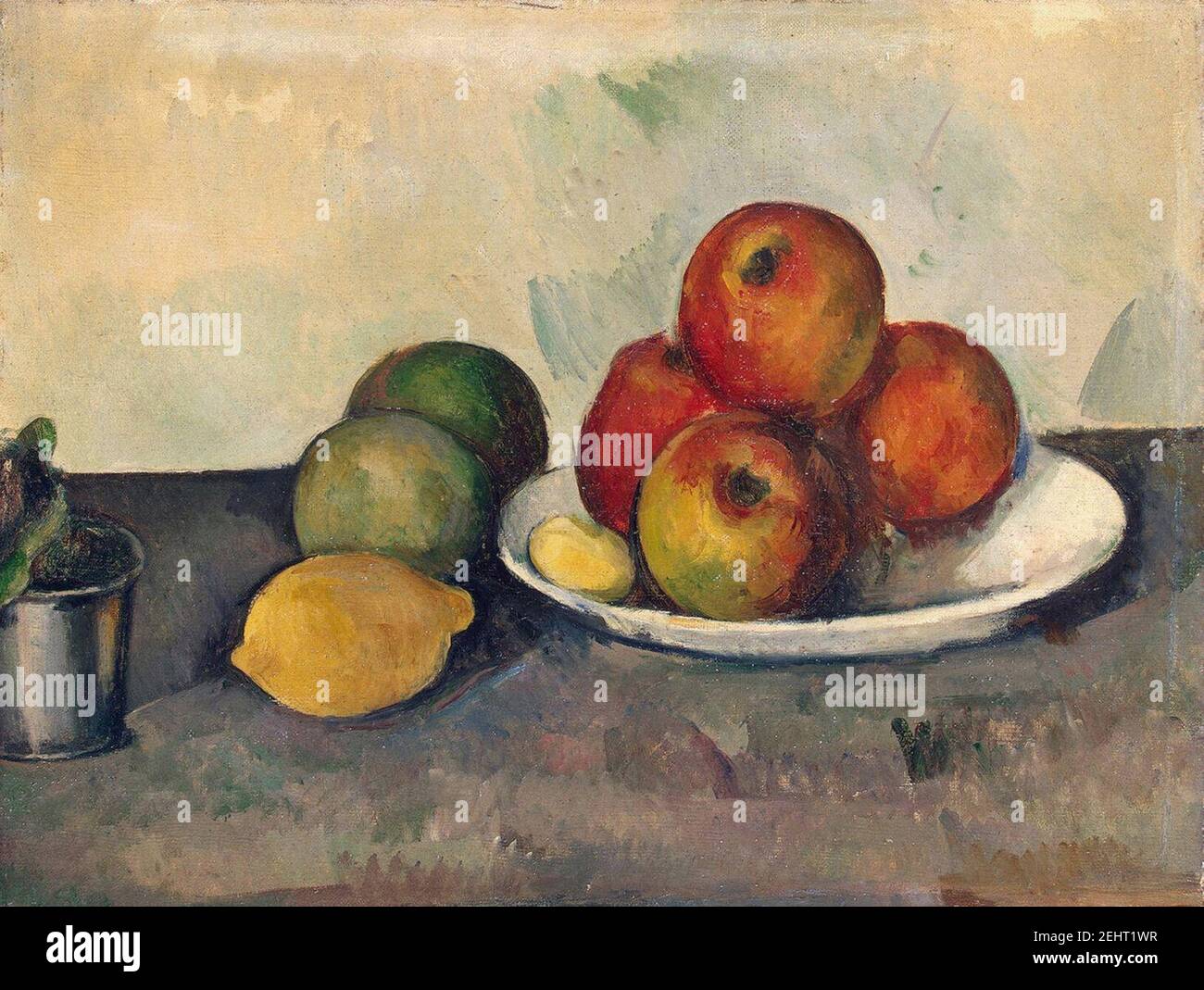 Paul cezanne, still life with apples hi-res stock photography and ...