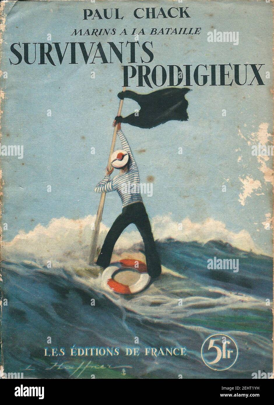 Paul Chack-1938-Survivants prodigieux-couverture Stock Photo - Alamy