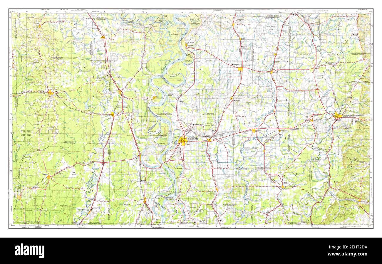 Greenwood mississippi map hi-res stock photography and images - Alamy