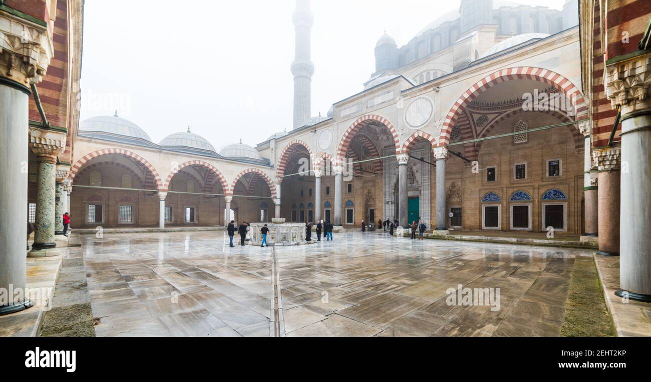 EDIRNE, TURKEY - JANUARY 26, 2020: Selimiye Mosque in Edirne, Turkey ...